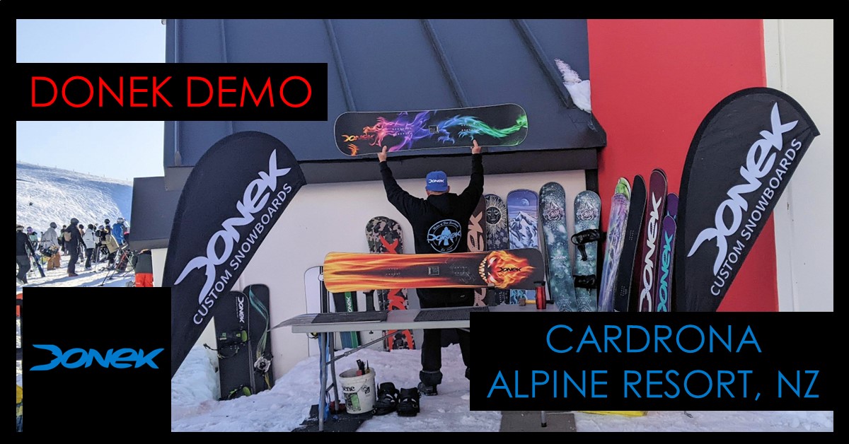 Get on a Donek for FREE at Cardrona Ski Resort, NZ | Donek.com Custom ...